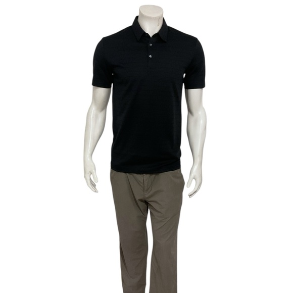Theory | Shirts | Theory Mens Rectangle Check Pattern Polo Shirt | Poshmark